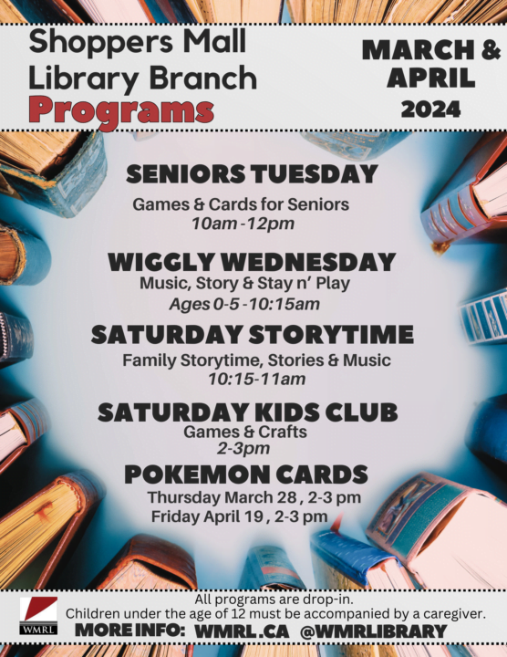 March & April Programming @ the Shoppers Mall | Western Manitoba ...